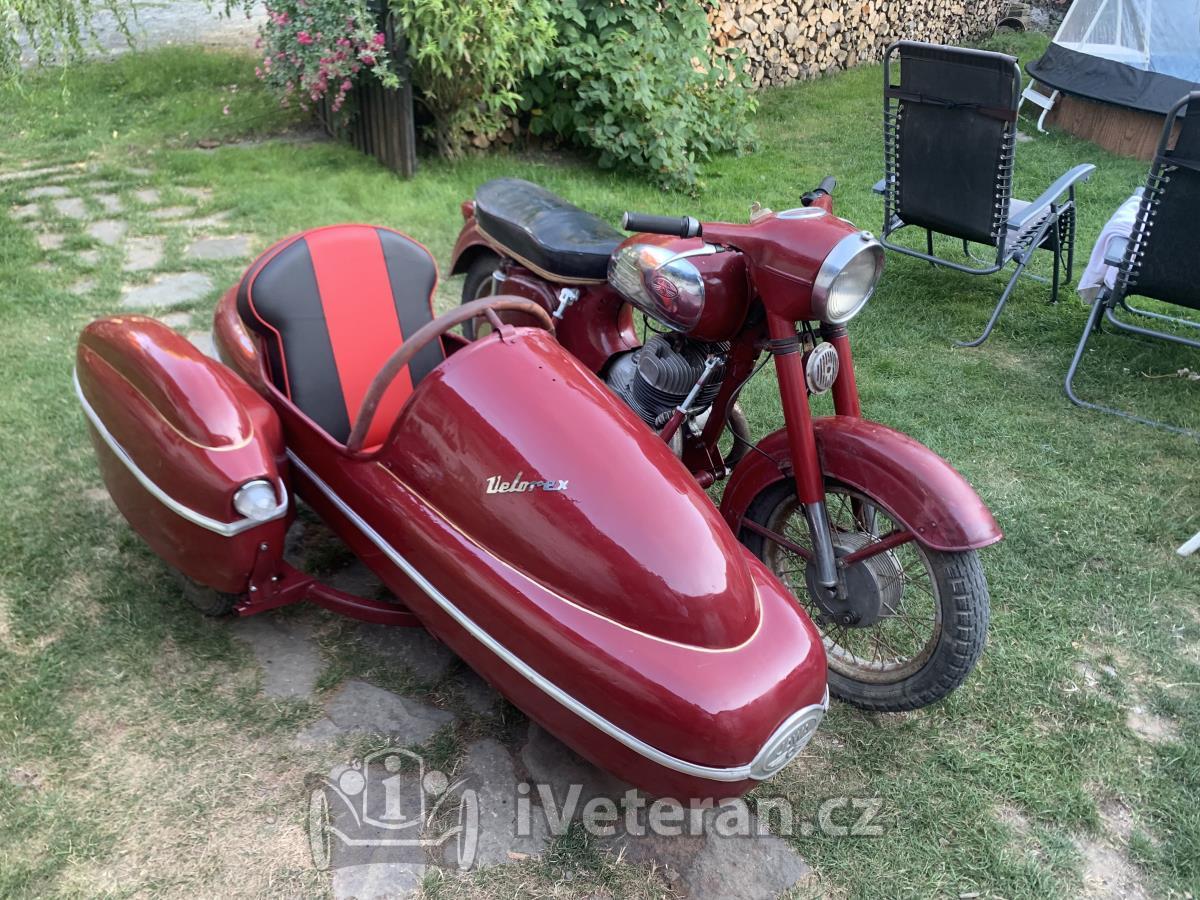 Prodám Jawa 350 panelka se sidecar r.v. 1971 - i-Veteran.cz